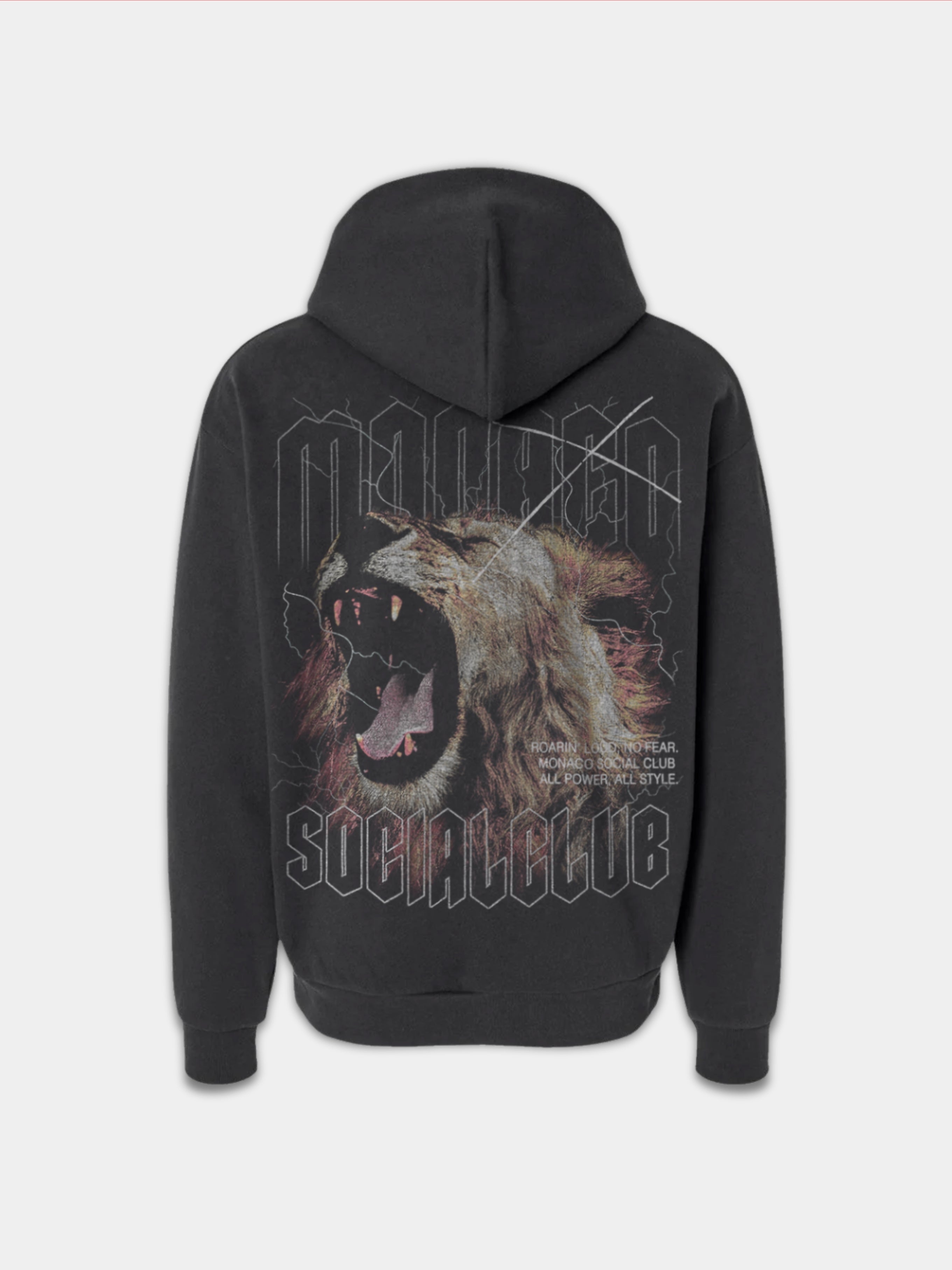 MONACO King’s Roar Hoodie – Bold Graphic Pullover - Pump Cover ...