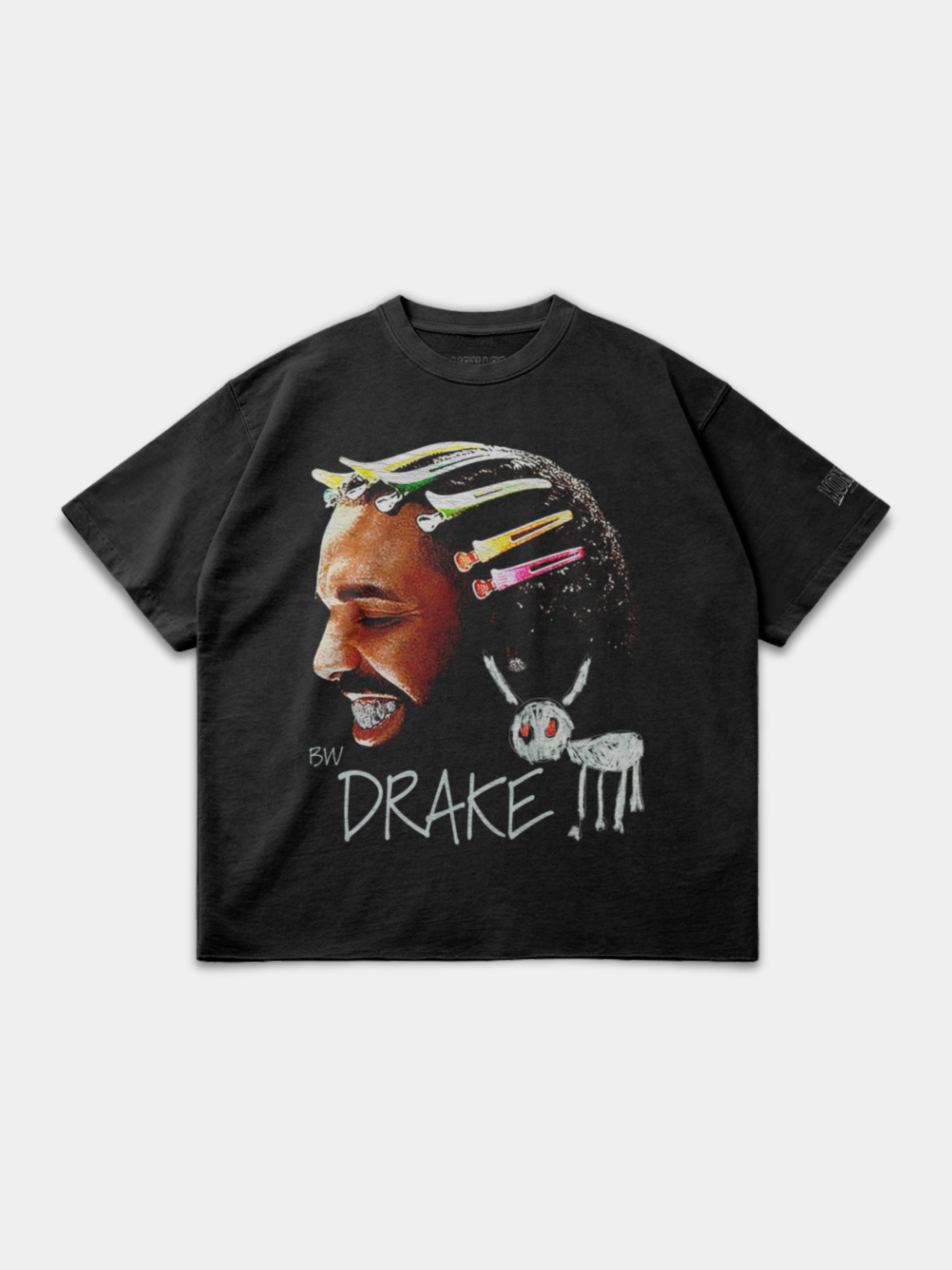 DRAKE Big Face Tee – Bold Oversized Graphic tee by Monaco Social Club